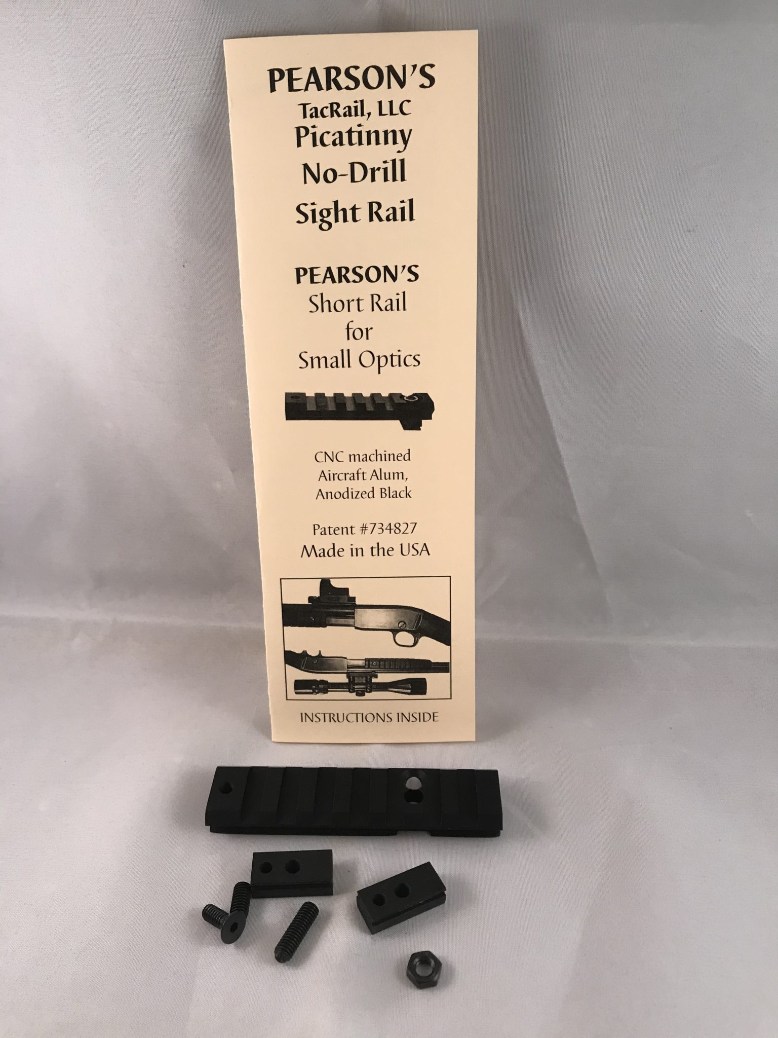 Universal No-Drill Scope/Optic Rail Mount - PEARSONS TACRAIL, LLC - No ...